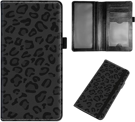Amazon.com: Qindaiwen PU Leather Checkbook Covers for Women, Check book ...