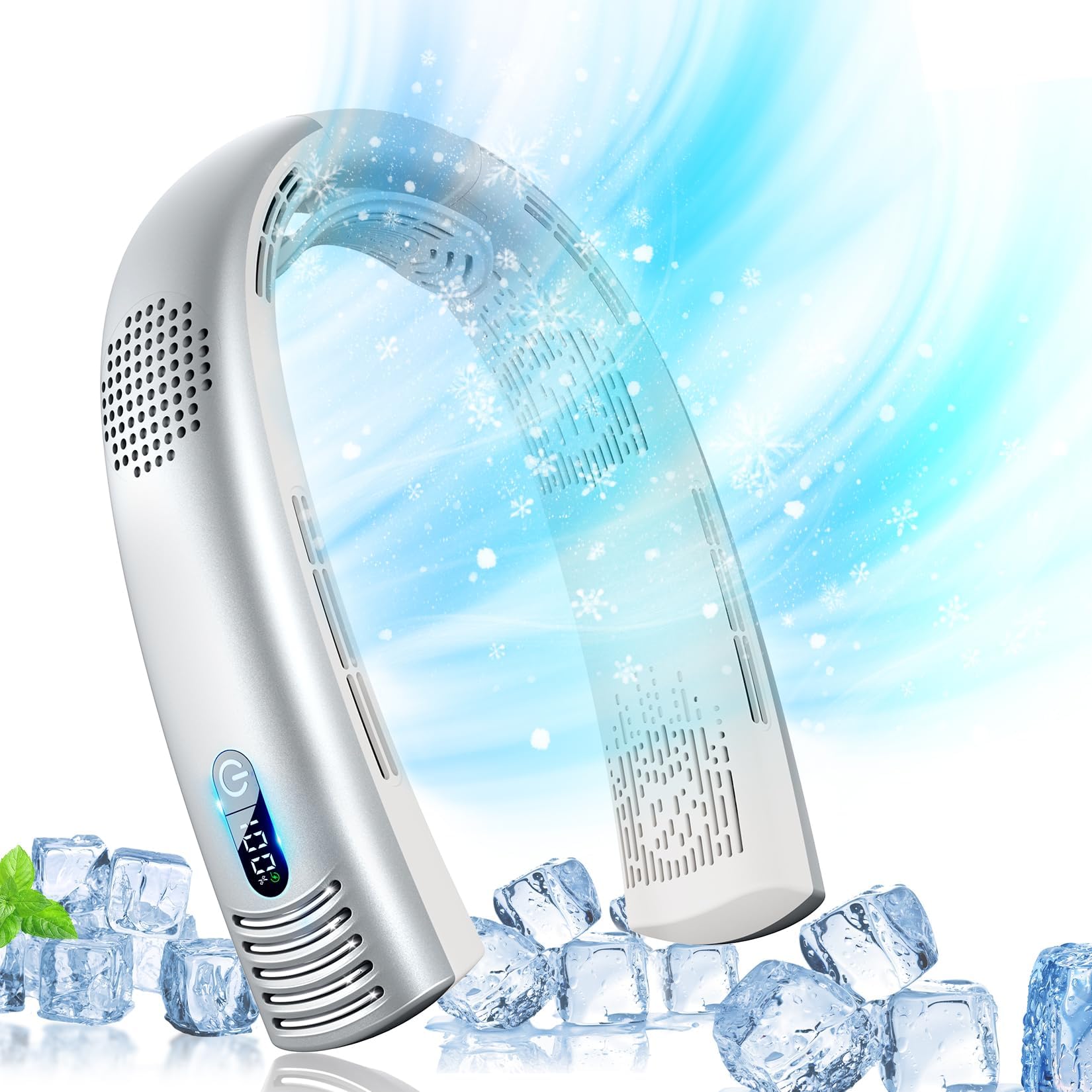 Amazon.com: ChillGo Neck Fan - 4 Turbo Foldable Portable Fan - Personal ...