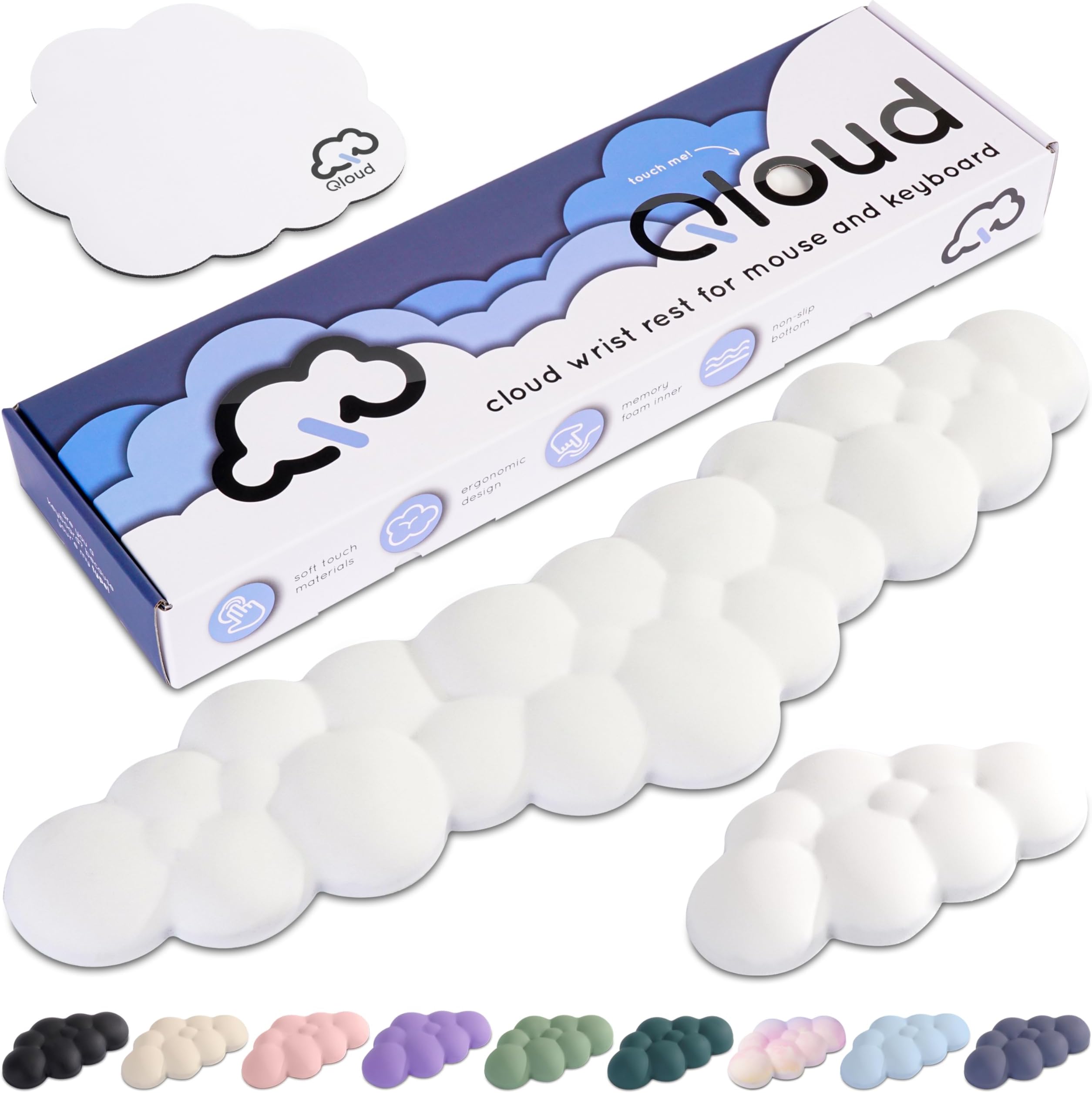 Amazon.com: MoKo Cloud Wrist Rest, Ergonomic Cloud Keyboard Wrist Rest ...