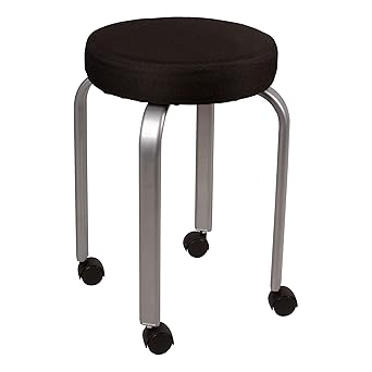Amazon.com: Norwood Commercial Furniture Padded Mobile Stool, NOR ...
