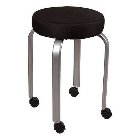 Amazon.com: Norwood Commercial Furniture Padded Mobile Stool, NOR ...