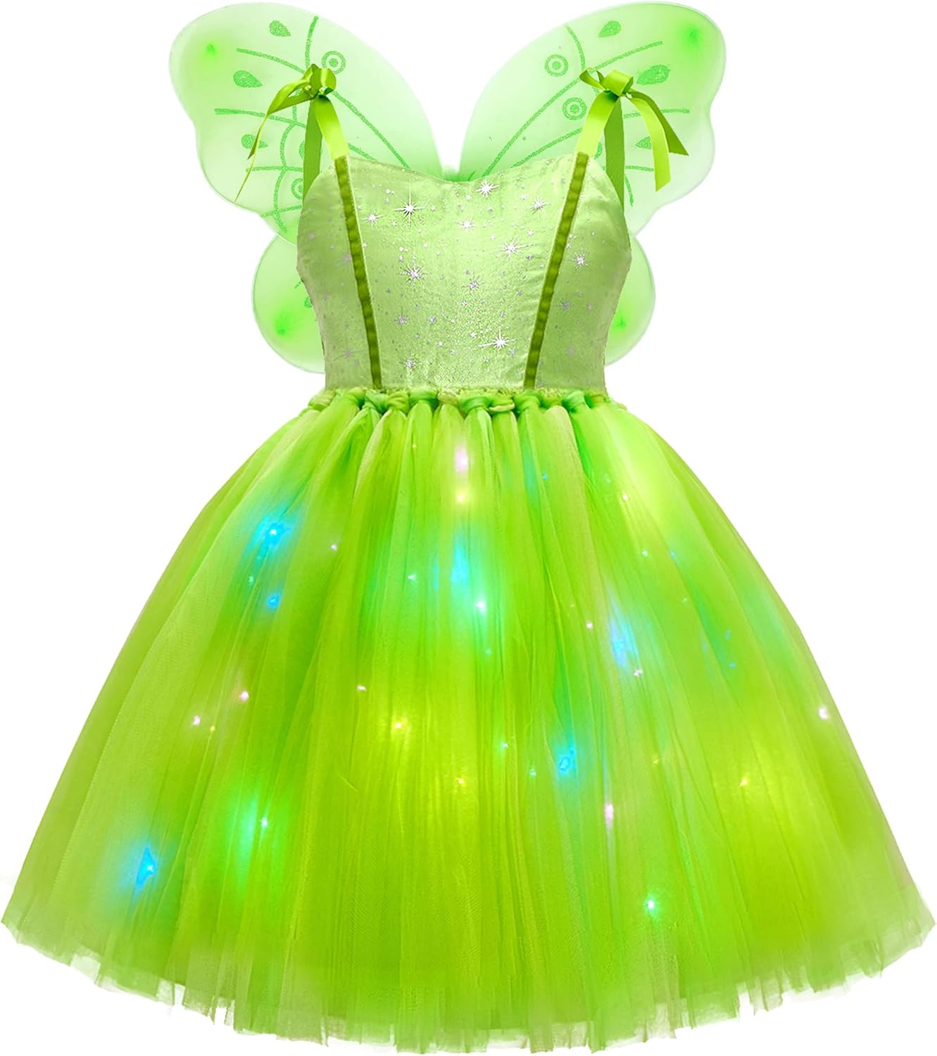 Amazon.com: ToLaFio Tinker Bell Costume for Girls Princess Costume for ...