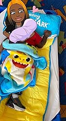 Amazon.com: Baby Shark Toddler Nap Mat - Includes Removable Pillow and ...