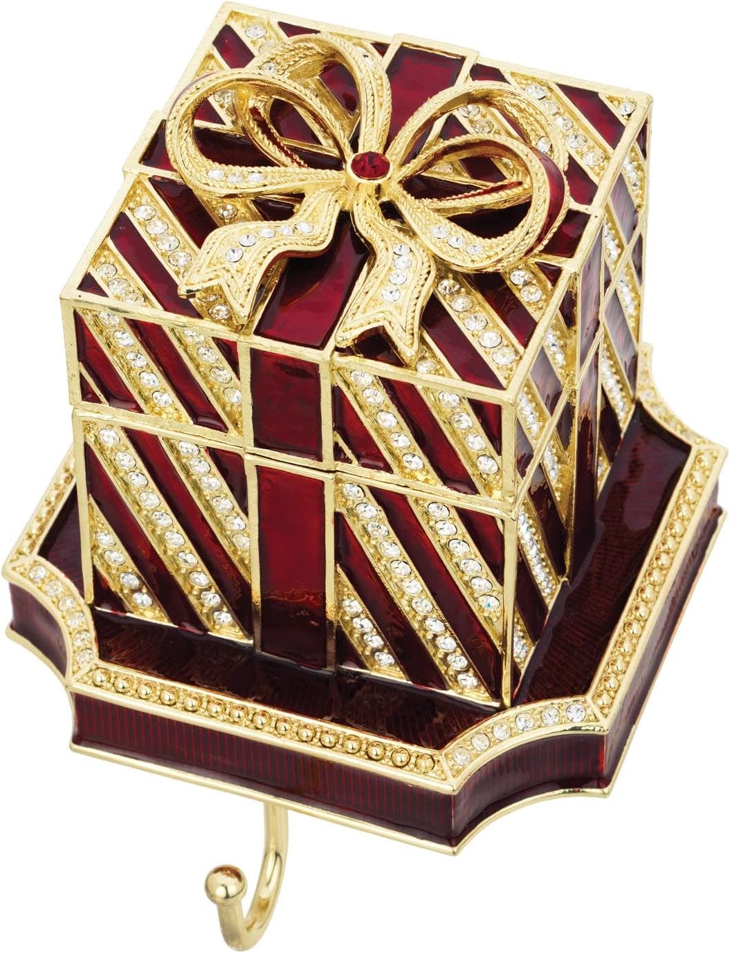 Amazon.com: Olivia Riegel Red Gift Box Stocking Holder : Home & Kitchen