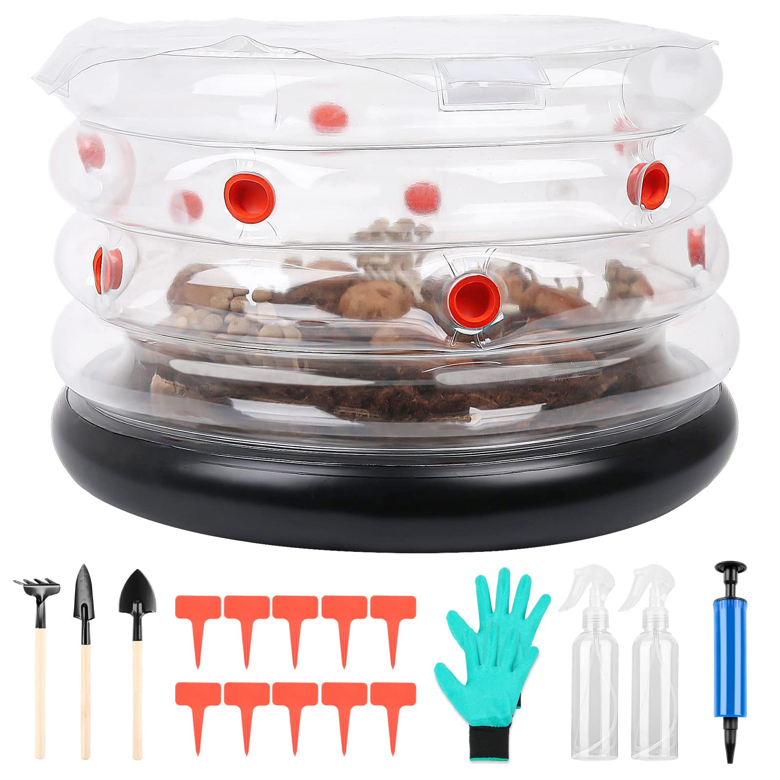 Buy VAIPI Mushroom Monotub Kit Inflatable Mushroom Grow Kit Home ...
