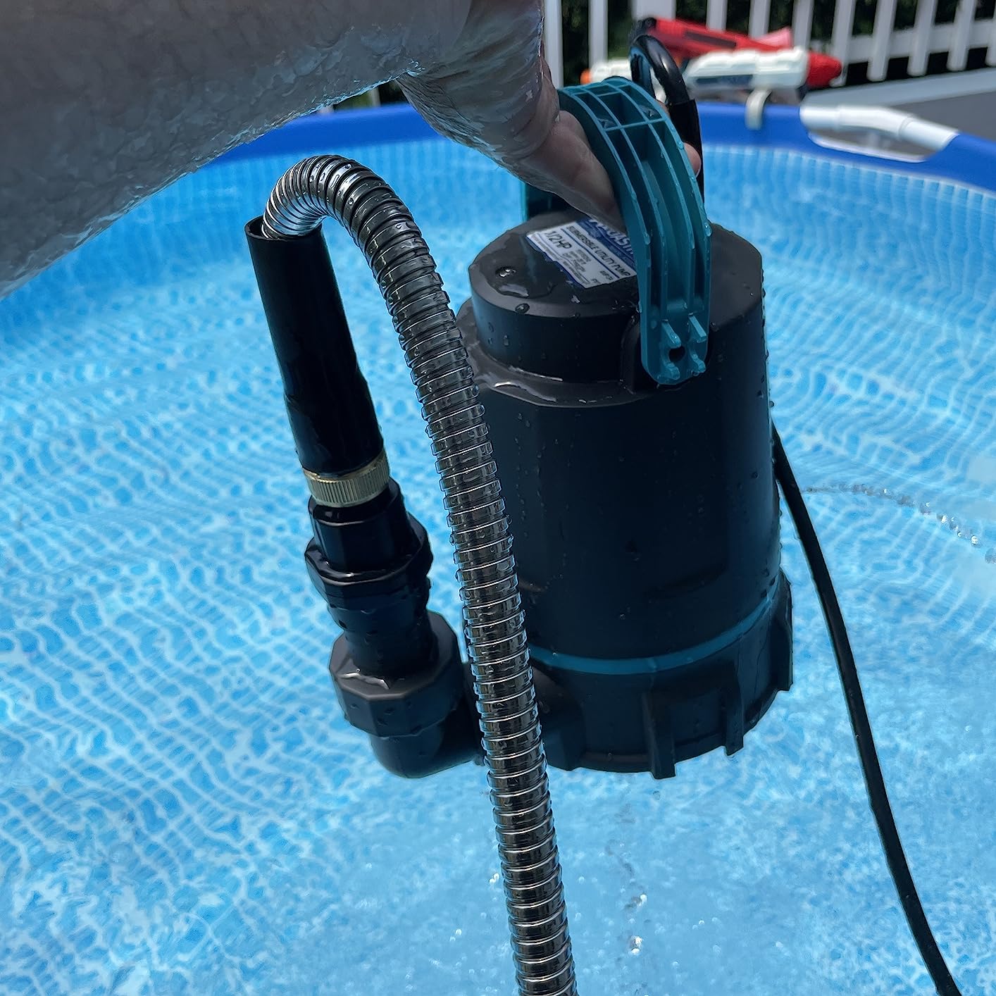 $9/mo - Finance Aquastrong 1/2HP Utility Pump 3159GPH Submersible Water ...