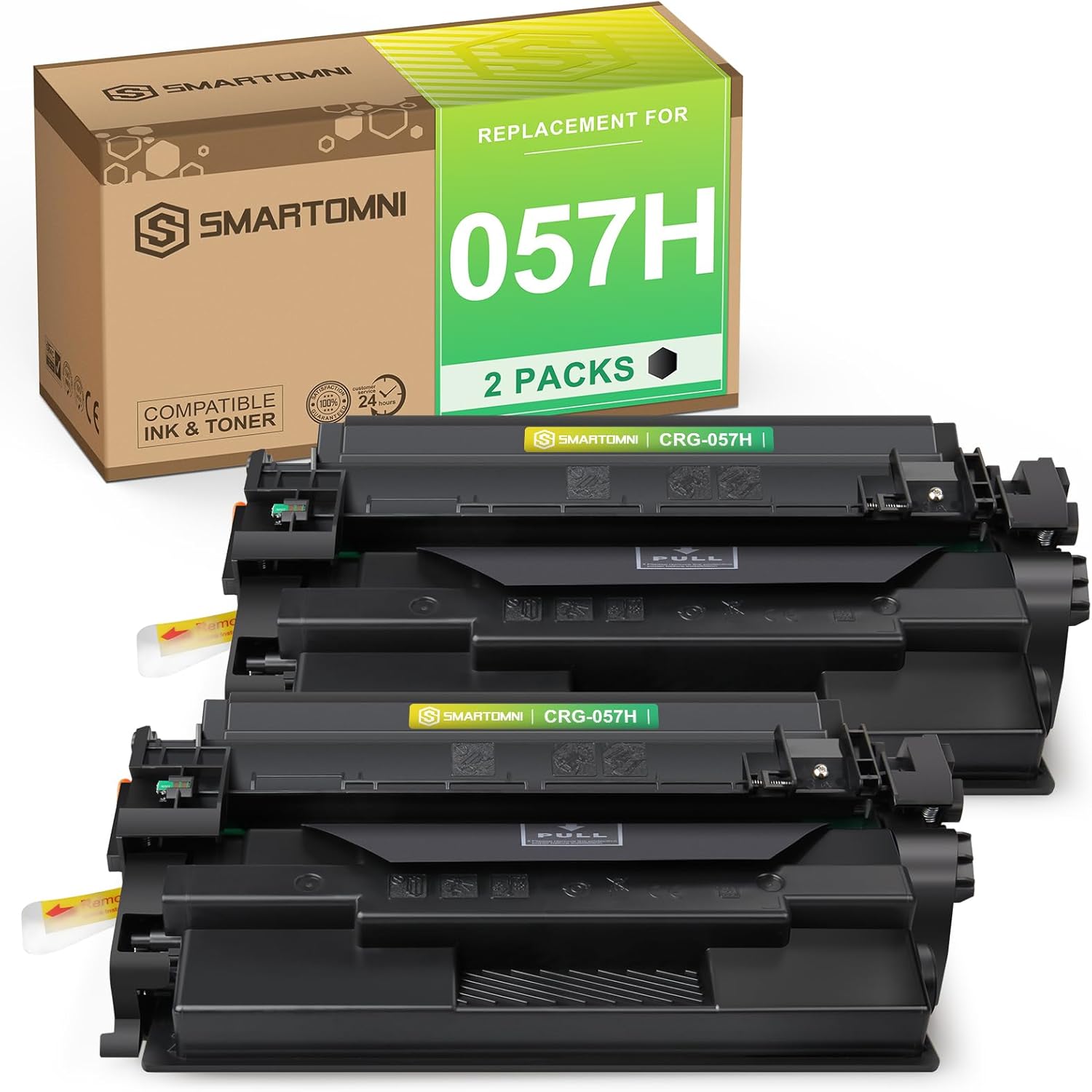 Amazon.com: S SMARTOMNI Compatible 057H Toner Cartridge Replacement for ...
