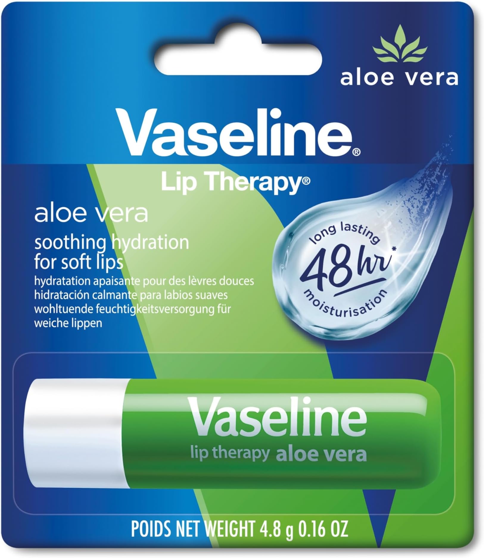 Amazon.com: Vaseline Aloe Fresh Lip Therapy Stick- .16 oz : Beauty ...