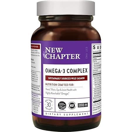Amazon.com: New Chapter Wholemega Fish Oil Supplement - Wild Alaskan ...