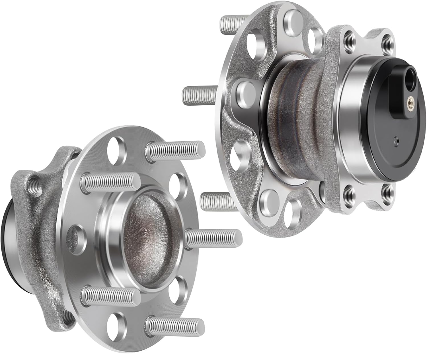 Amazon.com: ECCPP Replacement for Pair of 2 New Complete Rear Wheel Hub ...