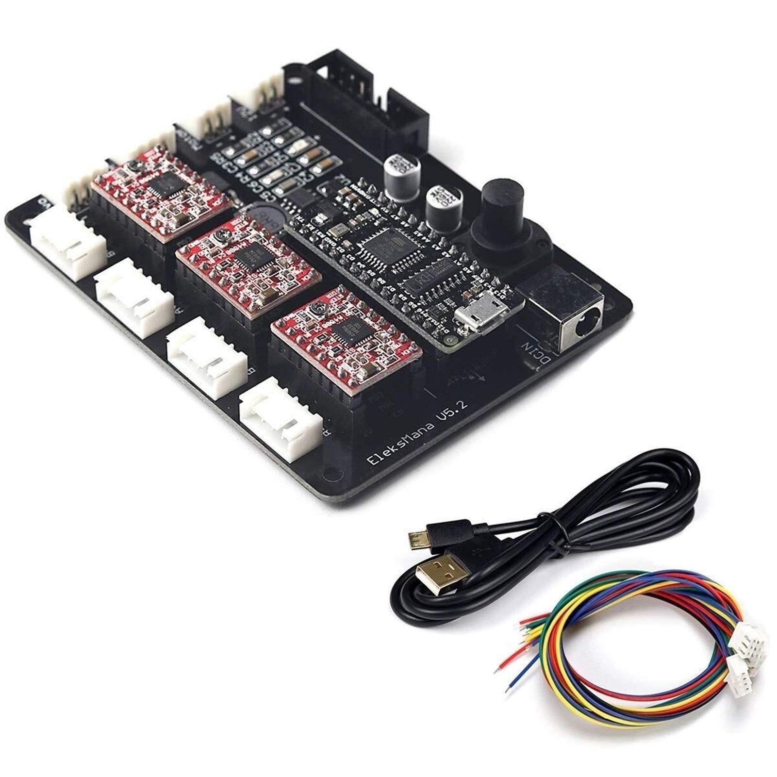 Buy YJYGR Eleksmana V5.2 Grbl CNC Motoard USB CNC 3 Axis Control Card ...