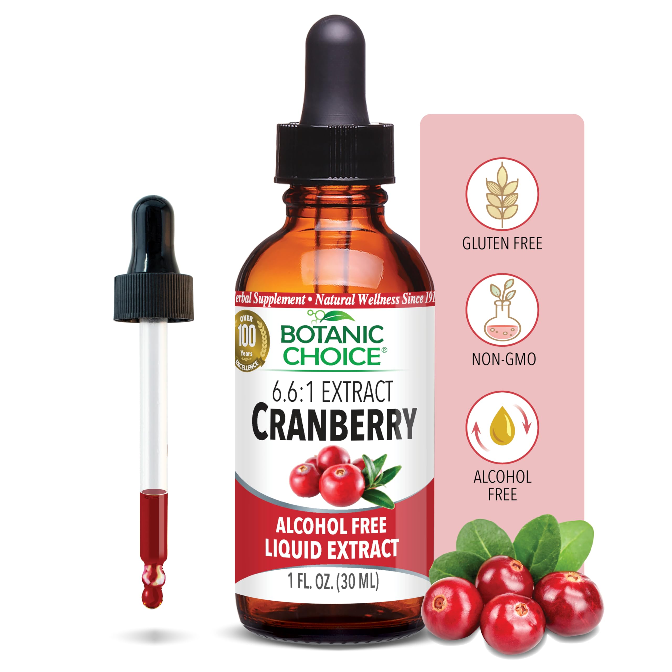 Amazon.com: Botanic Choice – Cranberry Liquid Extract – Herbal ...