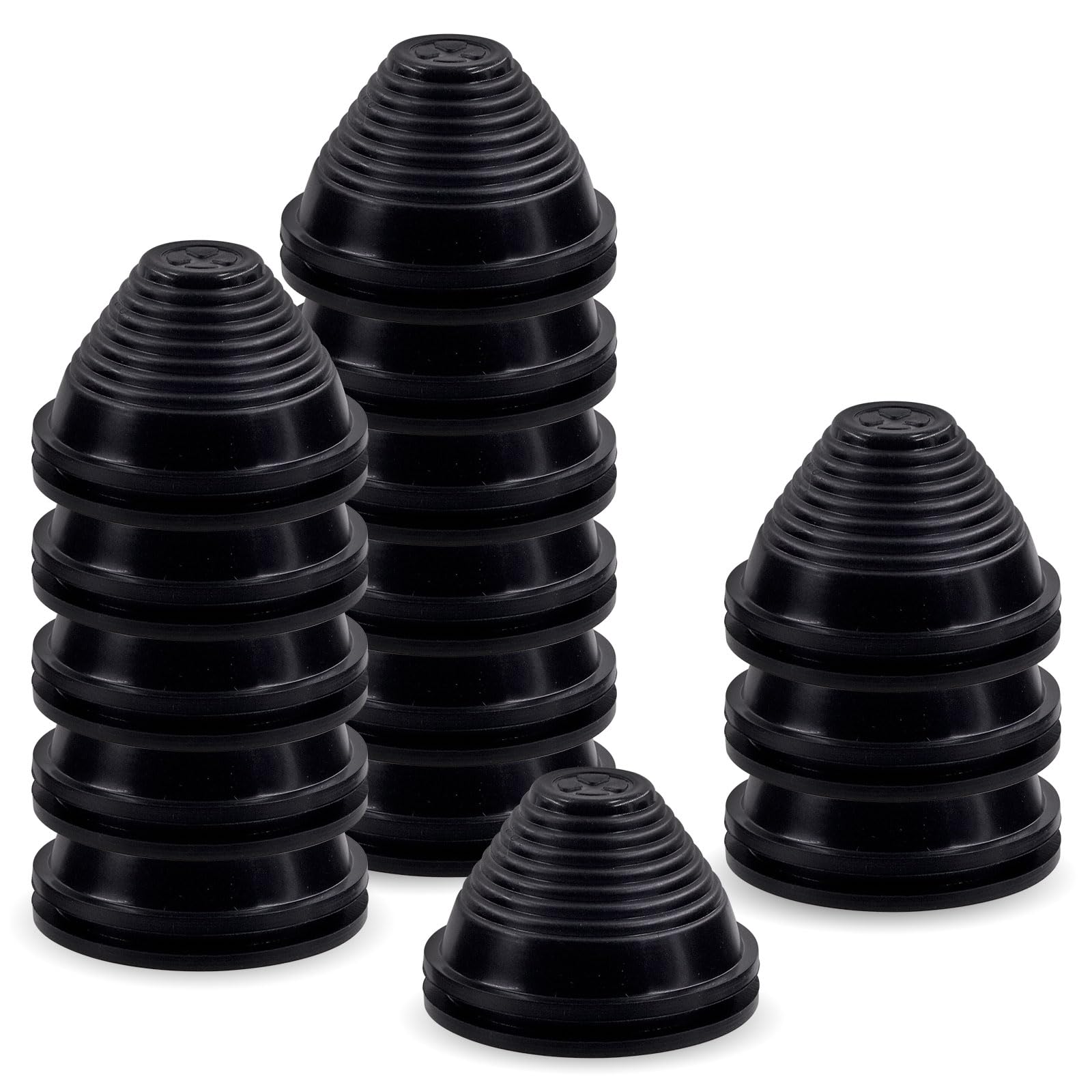 Snapklik.com : Keadic 12Pcs 60mm Tower-Shaped Firewall Plug Grommet