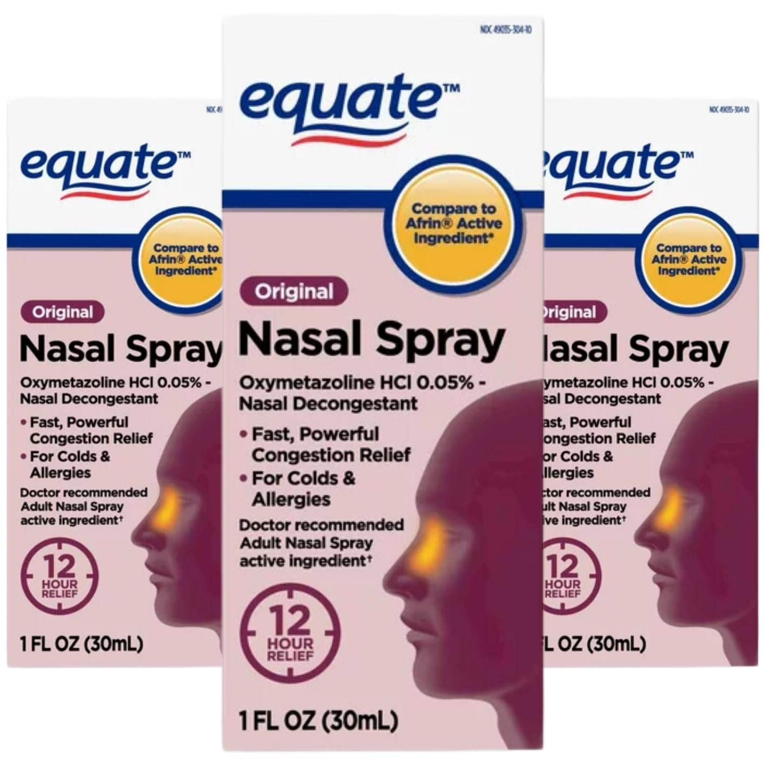 Buy Equate Original 12 Hour Nasal Spray, Max Strength, 1 Fluid Ounce ...