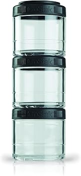 Amazon.com: BlenderBottle GoStak Twist n' Lock Storage Jars, 150cc 2 ...
