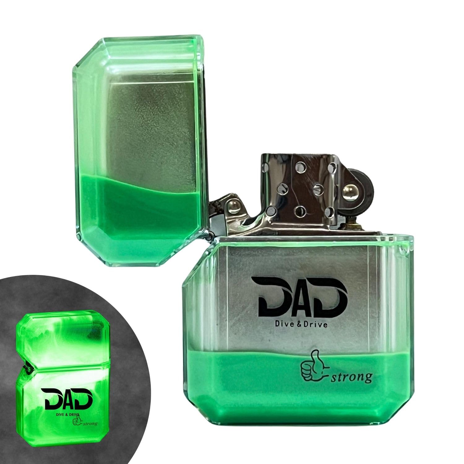Amazon.com: D.A.D Royal Trench Lighter, Luminous Kerosene Lighter ...