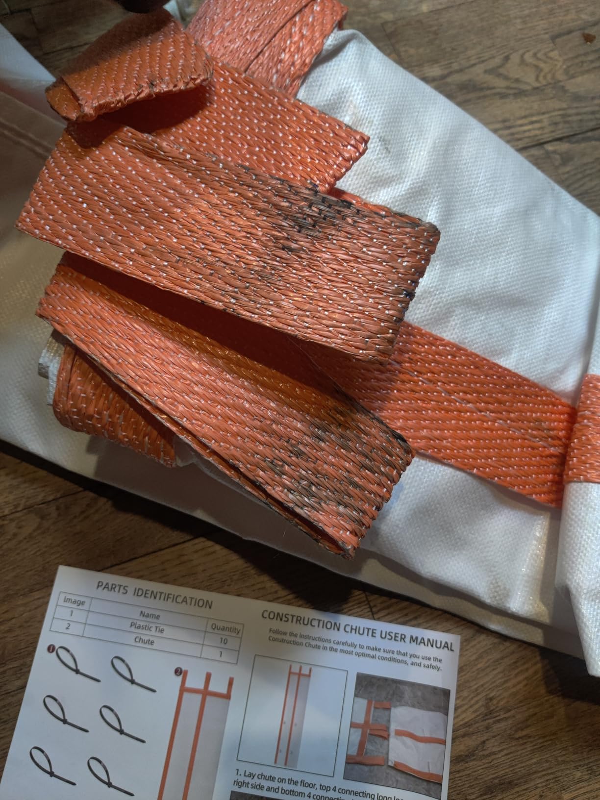 Amazon.com : BERPET Construction Chute Heavy Duty Trash chute10 ft ...