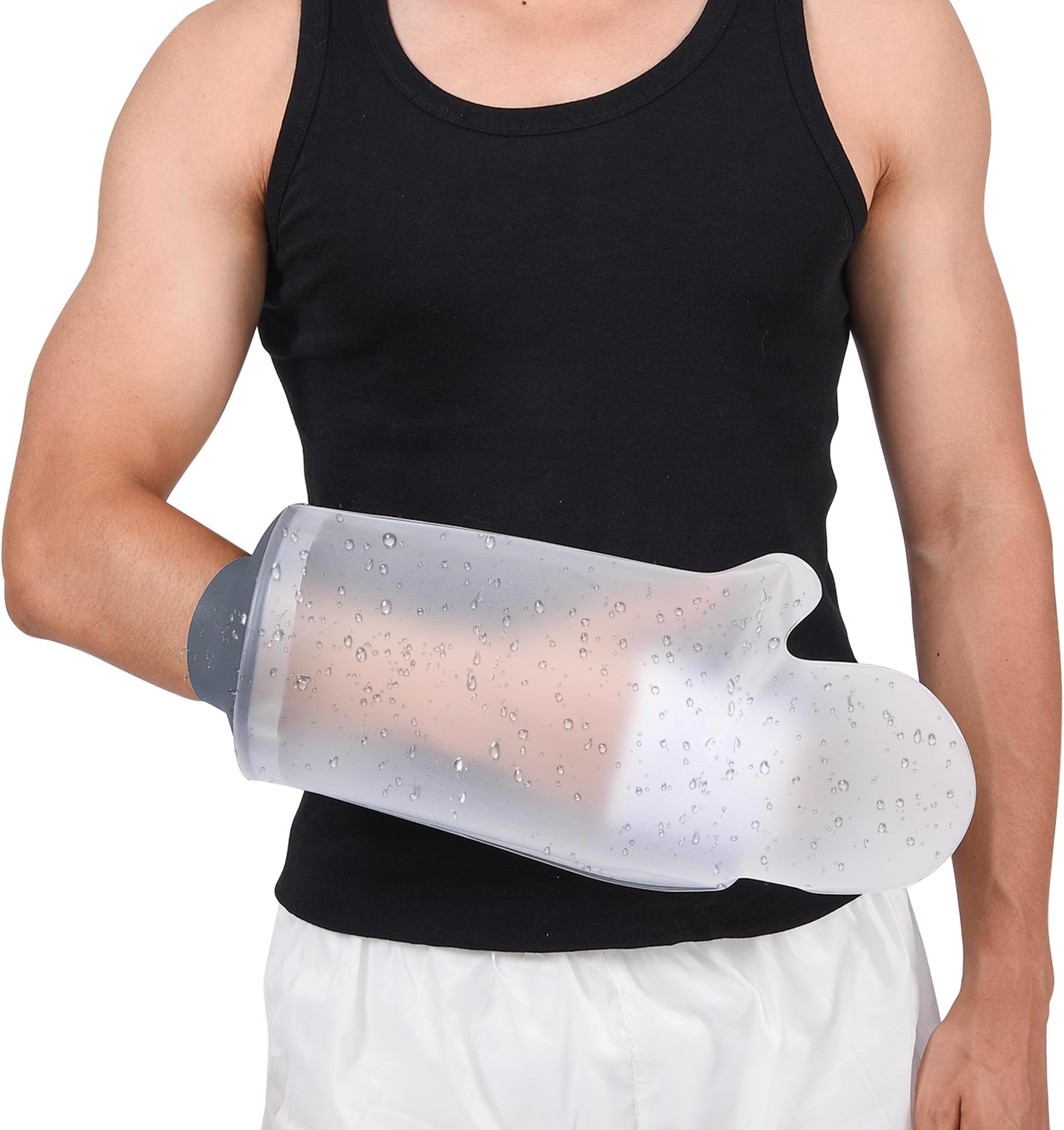 Amazon.com: Allhercom Waterproof Extra Wide Leg Cast Cover for Shower ...