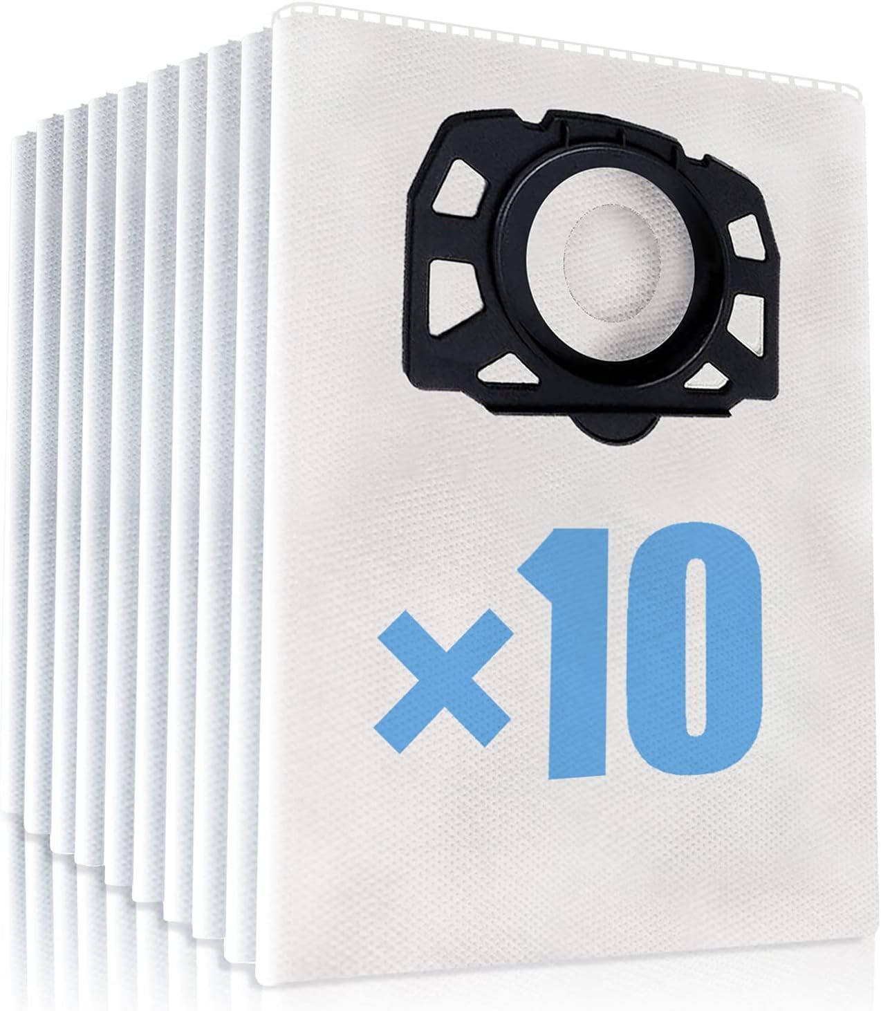 TOPOWN 10 Pcs Karcher Vacuum Bags for WD4 WD5 WD6 WD4, Replacement ...