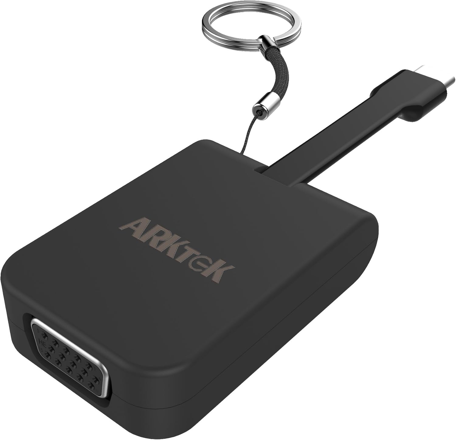 ARKTEK USB-C to VGA Adapter USB Type C (Thunderbolt 3 Compatible) to ...