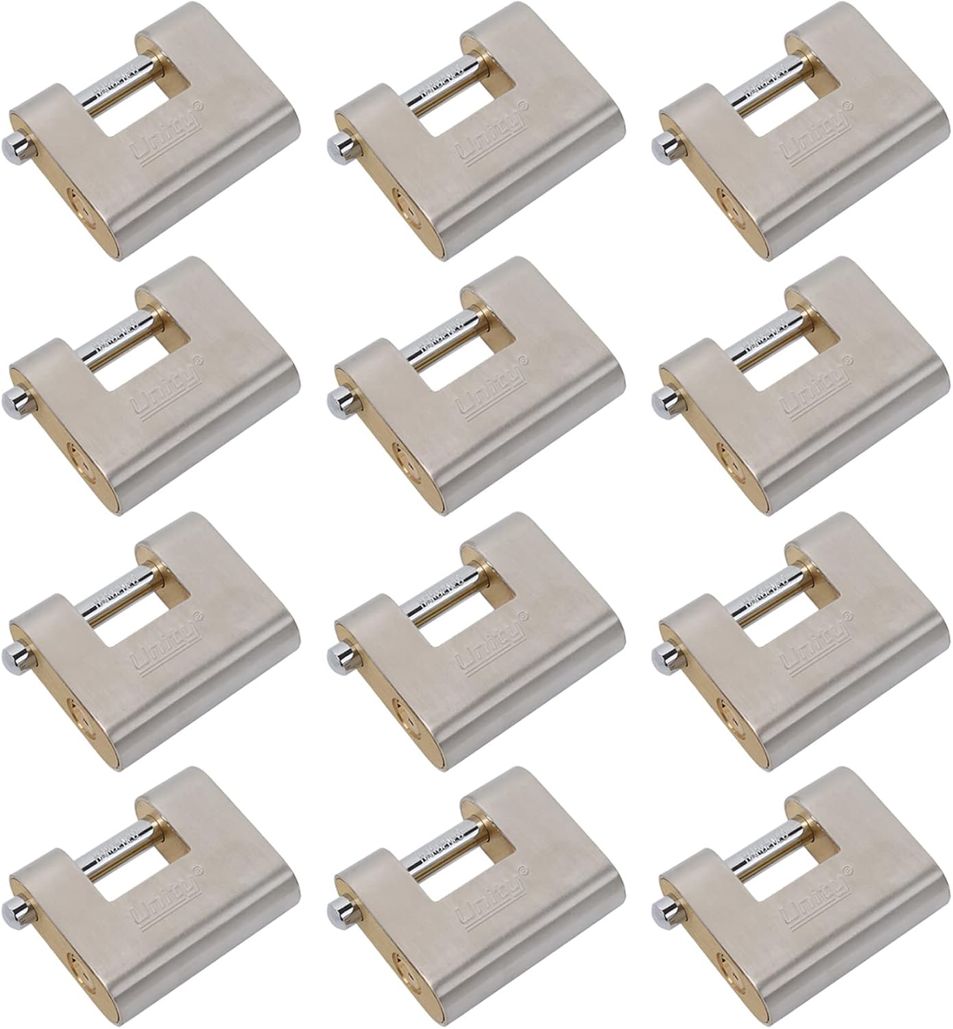 Keyed Alike Stainless Steel Armored Block Lock (70mm),Weather Resistant ...