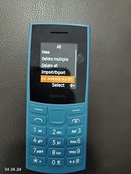 Nokia 106 4G Keypad Phone with 4G, Built-in UPI Payments App, Long ...