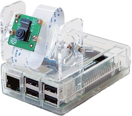 Amazon.com: Tilt Adjustable Raspberry Pi Camera Module v2 Mount ...