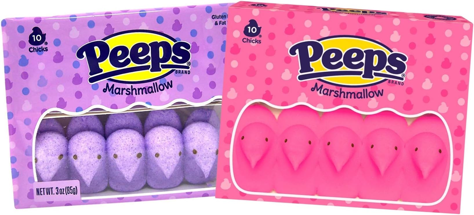 Amazon.com : Easter Marshmallow Chicks Peeps Variety Pack 4ct. : Easter ...