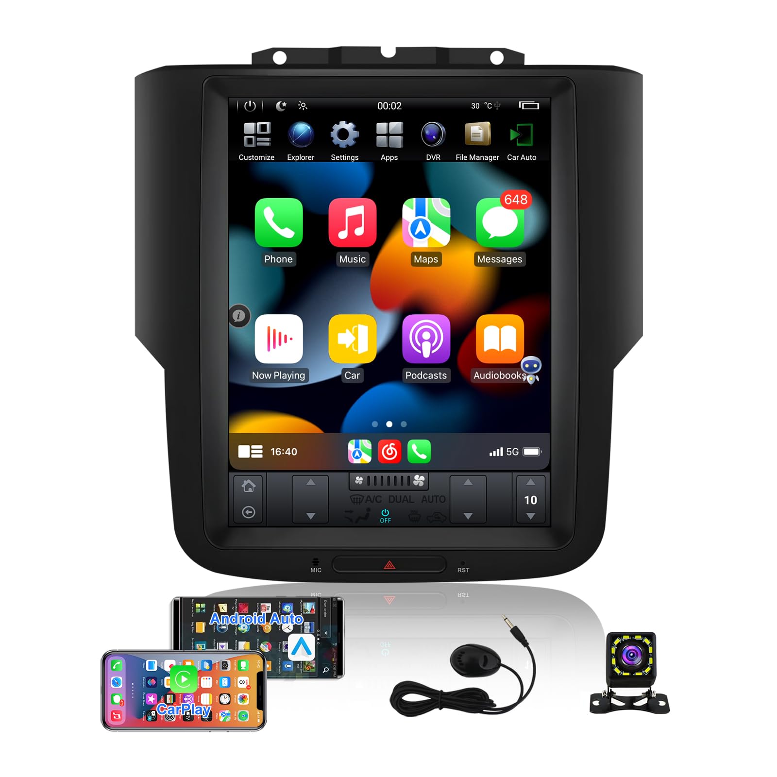 Amazon.com: 4G+64G Android Car Stereo for Dodge Ram 1500 2500 3500 2013 ...