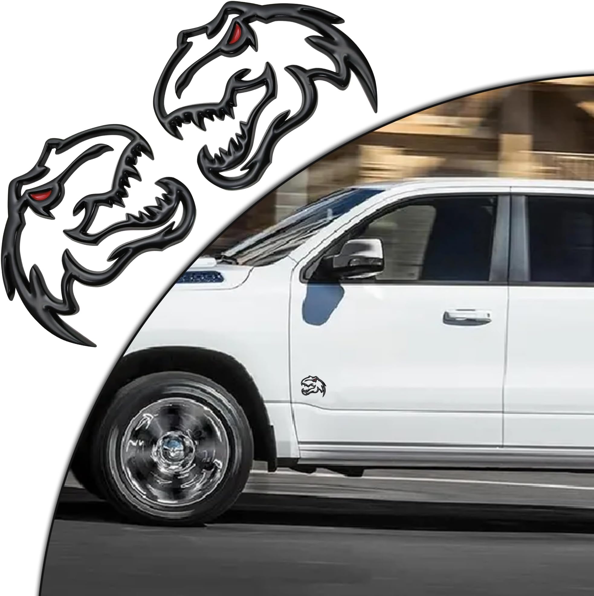 Amazon.com: Dinosaur Emblem for T-Rex TRX Dodge RAM 1500 2500 3500 ...