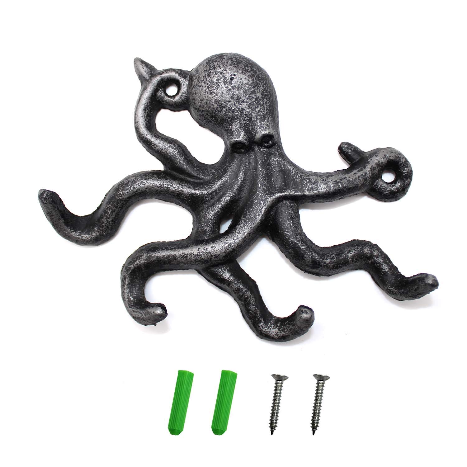 Buy ARTISAN-SH Octopus Key Hook, 150 mm Cast Iron Key Hook Has a Strong ...