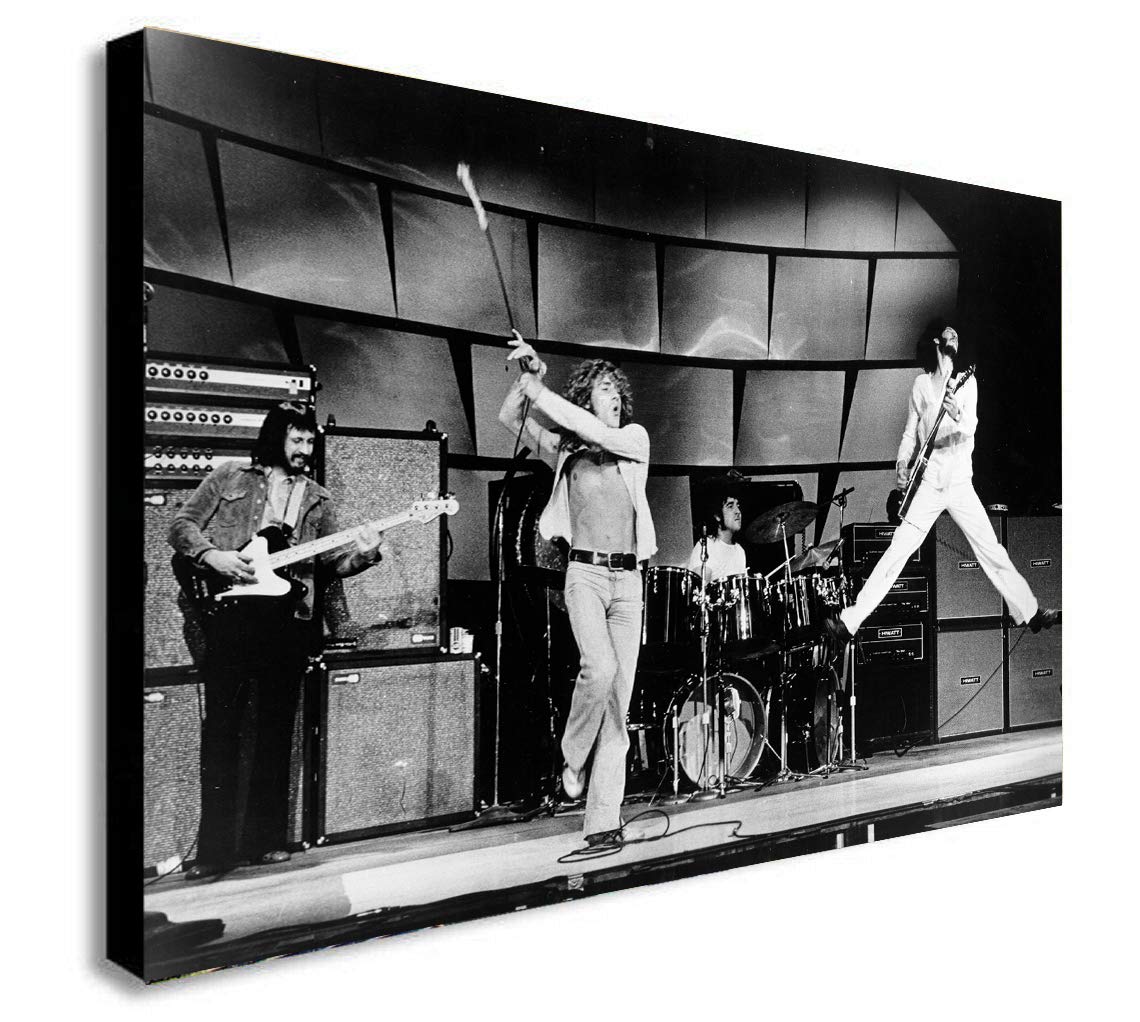 The Who Rock Band - Canvas Framed Wall Art Print - Various Sizes (A1 ...