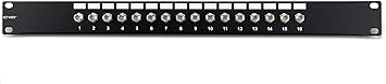Networx 16 Port Fully Loaded F-Type Coaxial Patch Panel - 1U: Amazon.co ...