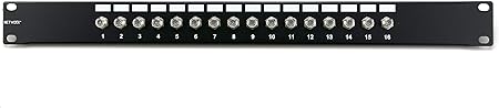 Networx 16 Port Fully Loaded F-Type Coaxial Patch Panel - 1U: Amazon.co ...