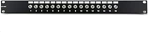 Networx 16 Port Fully Loaded F-Type Coaxial Patch Panel - 1U: Amazon.co ...