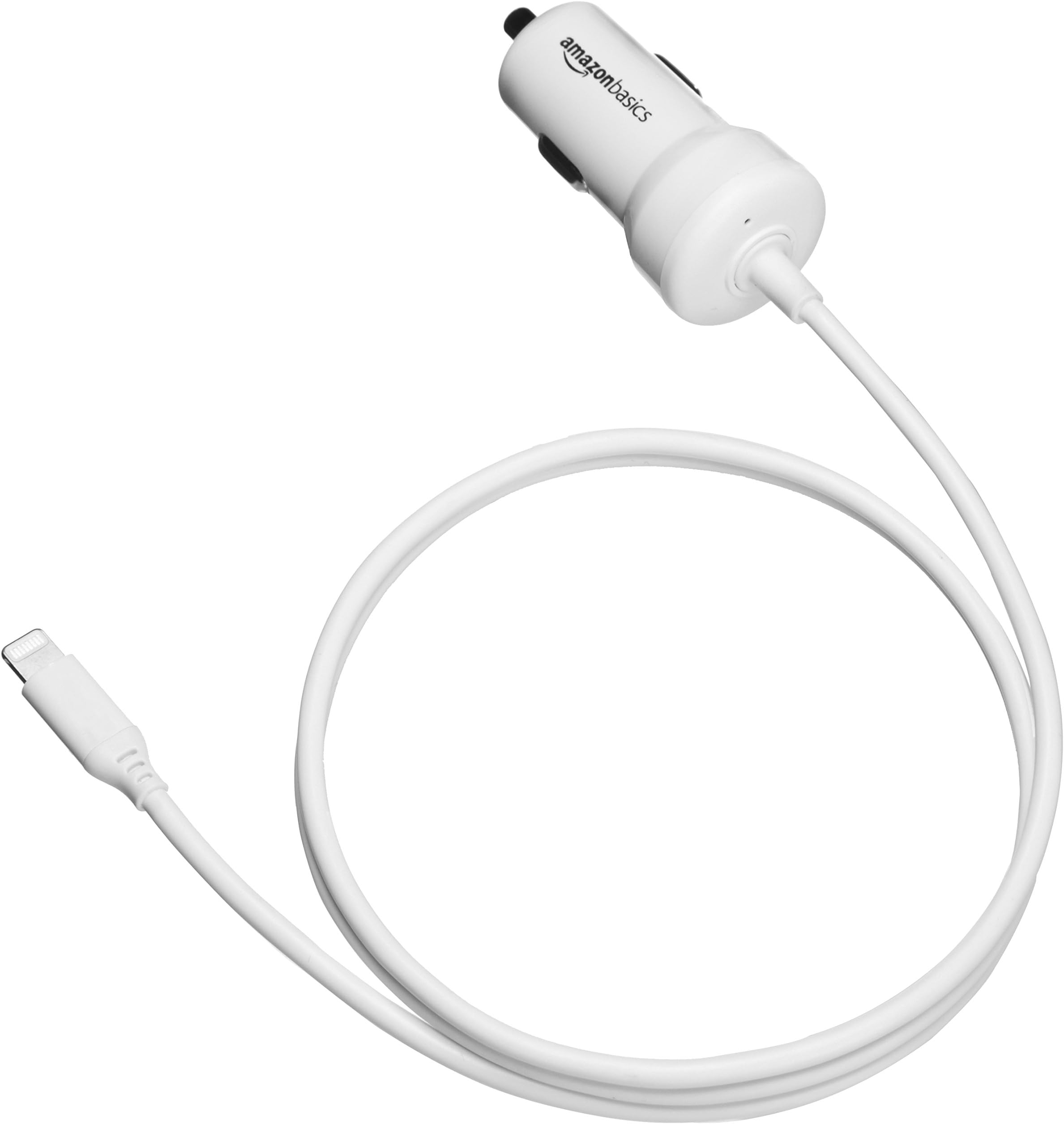 amazon basics Apple Certified High Speed Lightning Car Charger With ...