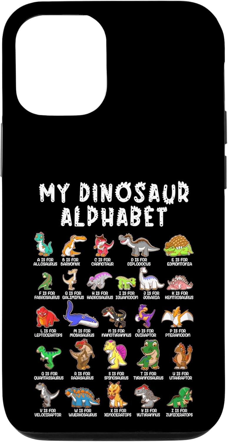 Amazon.com: iPhone 15 Pro Types Of Dinosaurs Alphabet Dino ...