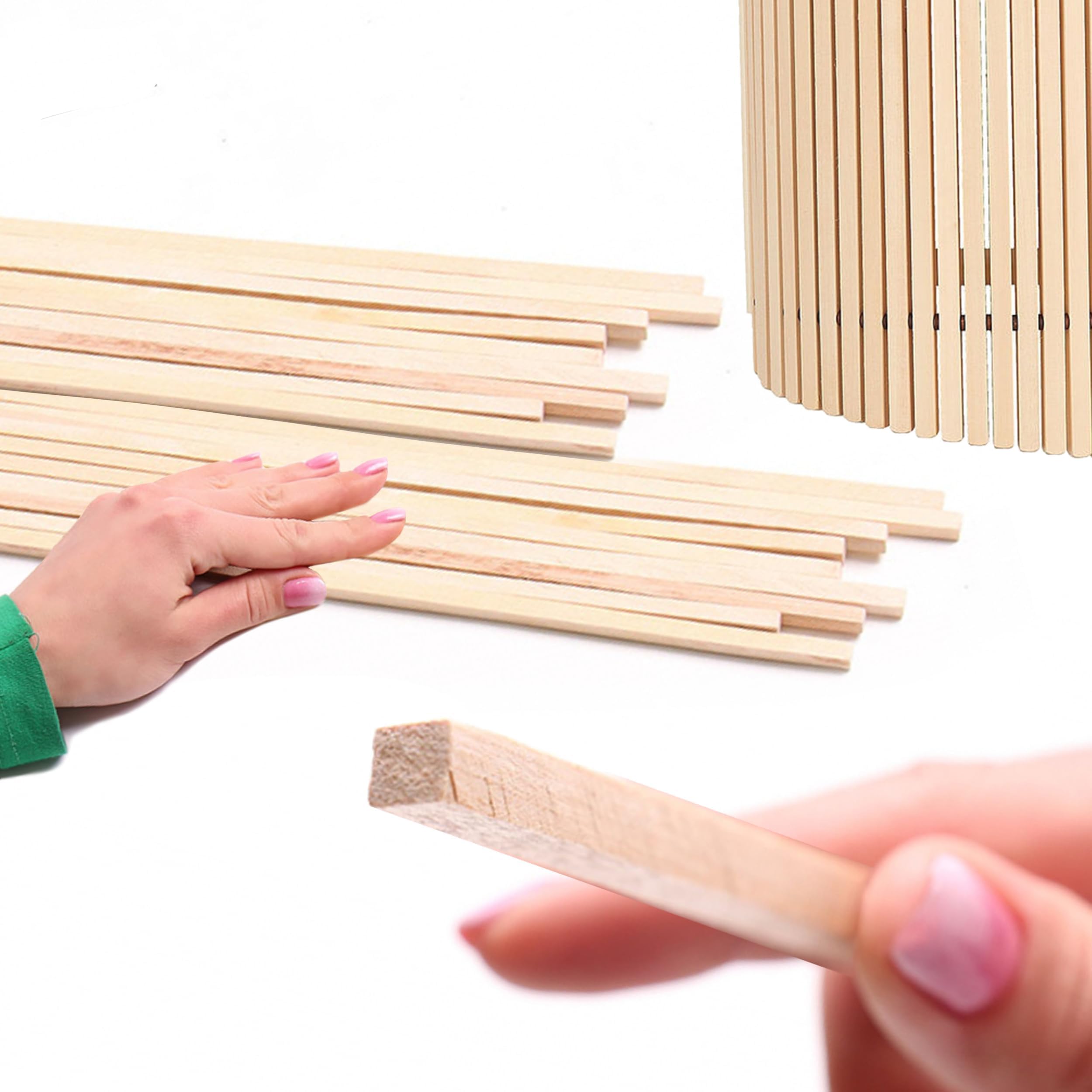 Amazon.com: 20PCS Square Basswood Dowel Rods – 3/8 x 12 Inch Bass Wood ...