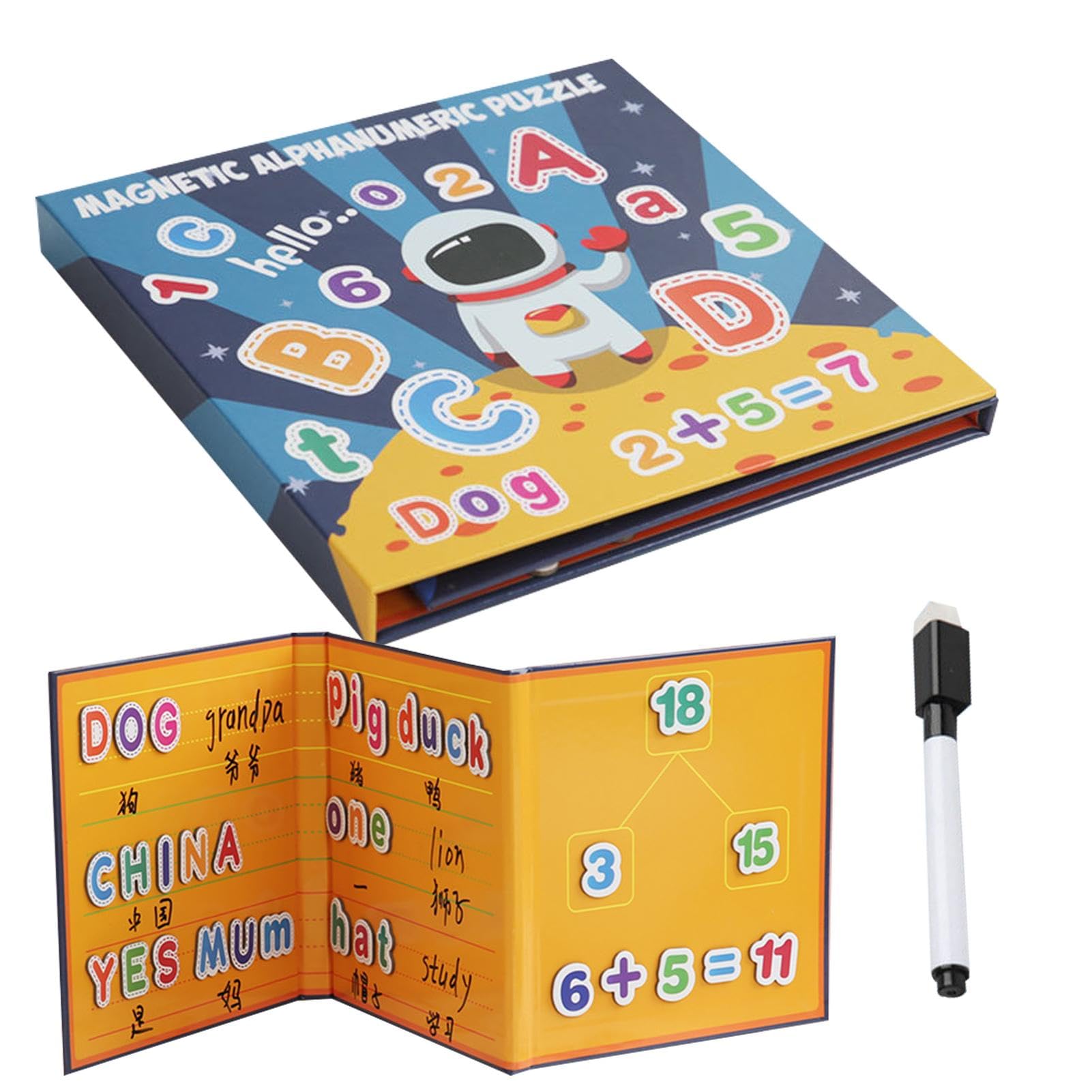 Magnetic Letters And Numbers - Magnetic Play Sticker Book,Strong ...