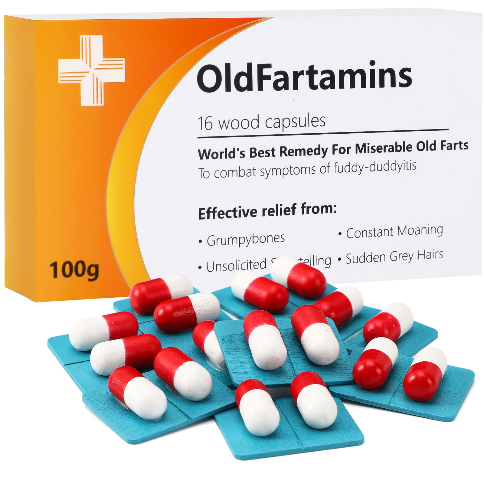 Amazon.com: JULEASEL Funny Prank Pill Box, 50th 60th 70th Birthday ...