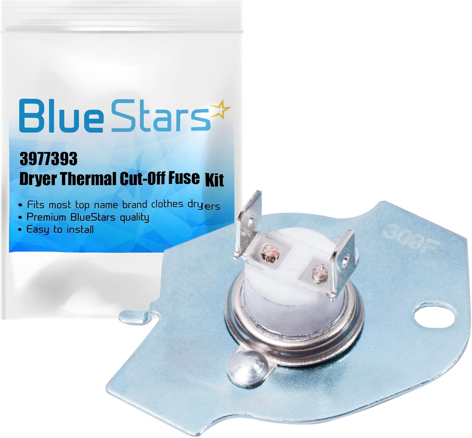 Amazon.com: BlueStars 3977393 Dryer Thermal Fuse - Fit Whirlpool Maytag ...