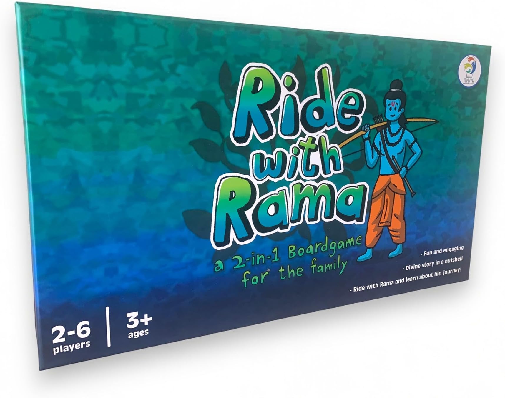 Buy AVINYA Ride With Rama 2In1 Board Game For Adults And Kids 3 ...