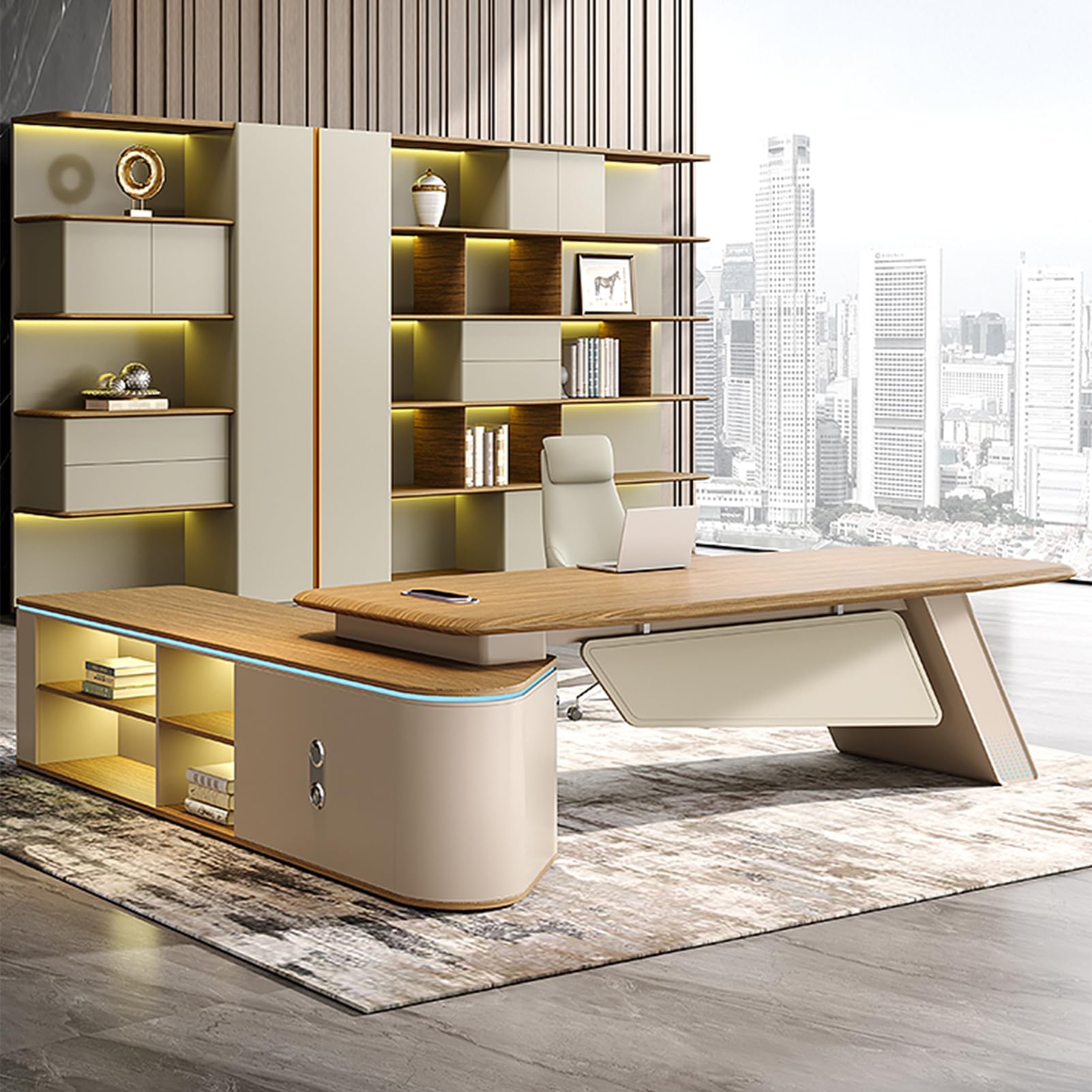 Office Furniture Workstations Three Person Modern Office Workstation