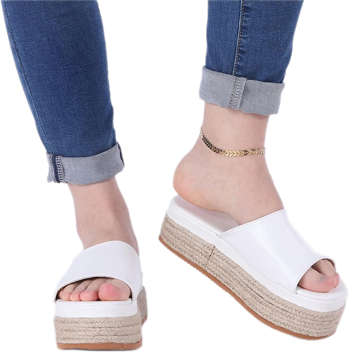 Amazon.com: Riyueyi Sandals Women's Summer Sports Sandals Open Toe Bohemian Wedge Sandals Summer ...