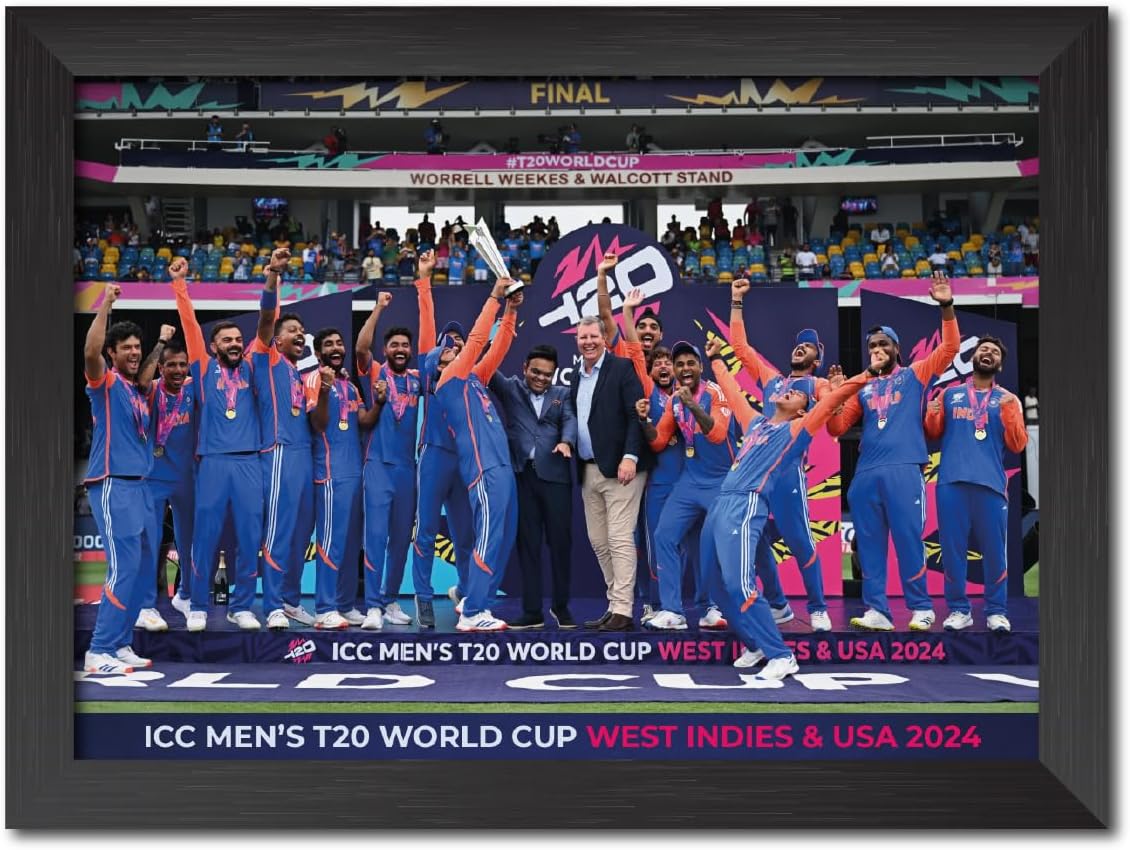 Corona card Technology T20 World Cup Winners Poster - Indian Cricket ...