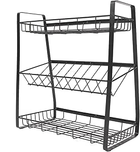 Amazon.com: UPQRSG Spice Racks Organizer for Countertop, 3 Tier Kitchen ...
