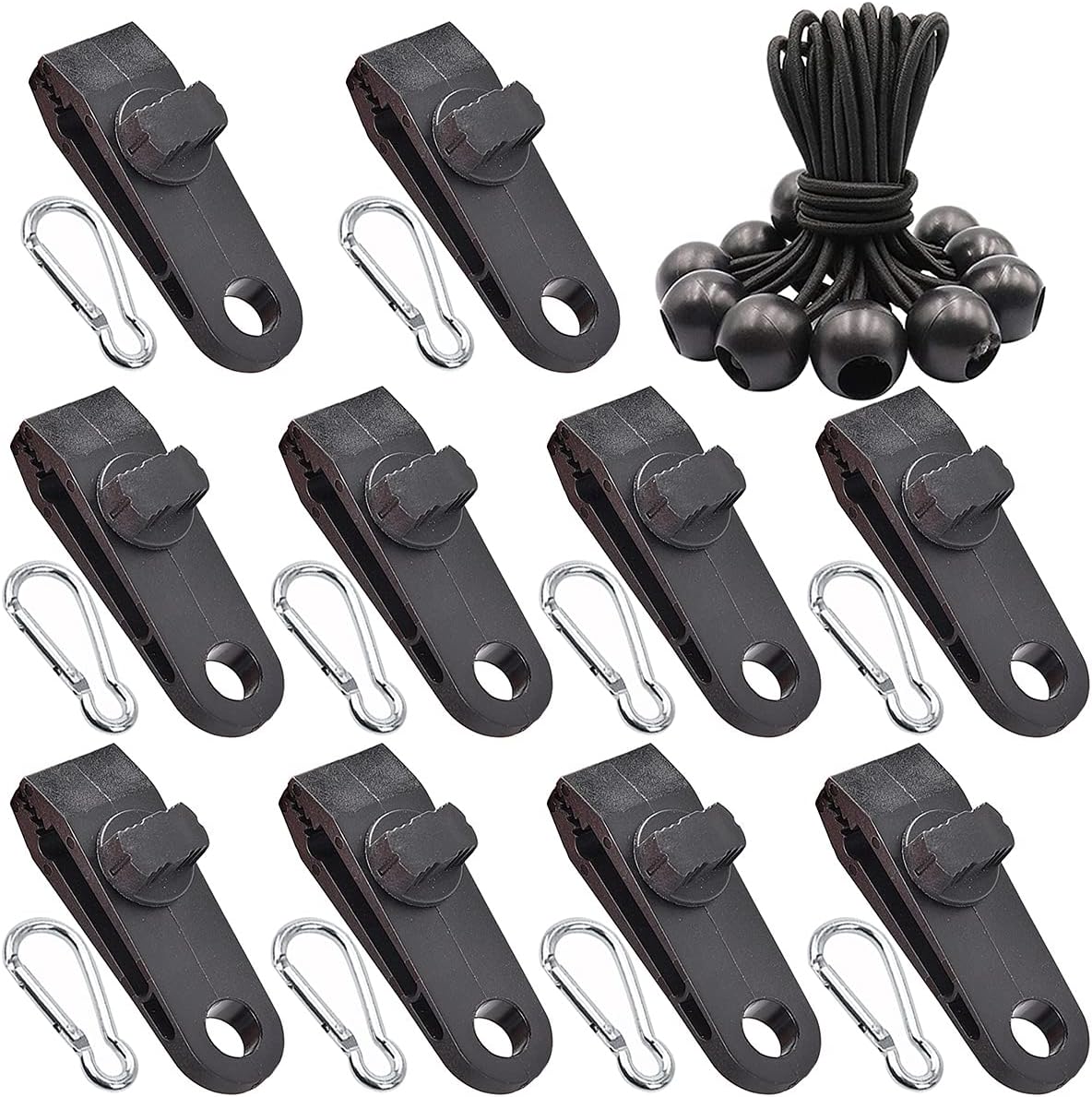 NC Tarp Clips Heavy Duty Lock Grip, Xiuyer 30pcs Lock Awning Clamp Tent ...
