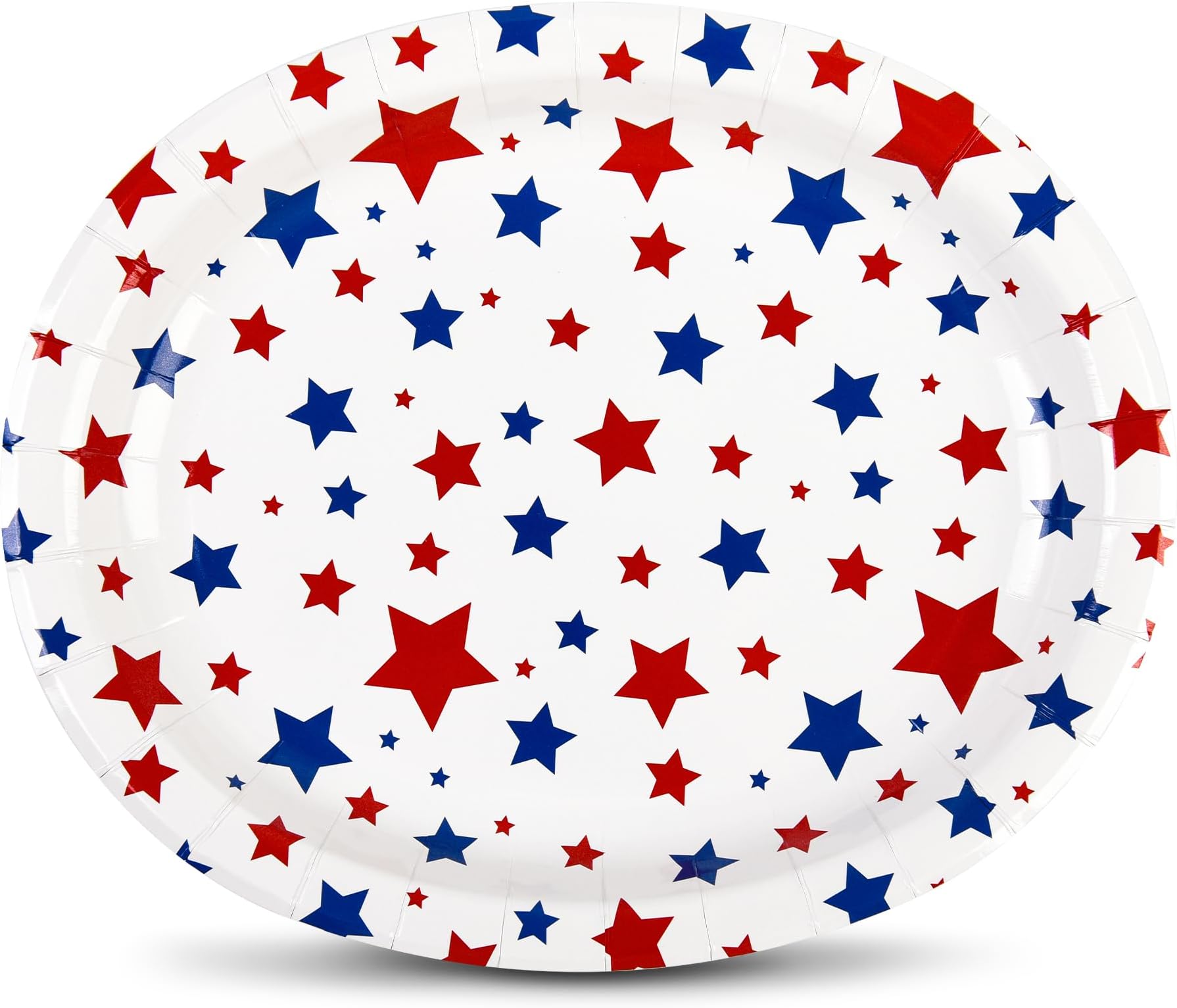Amazon.com: X&O Paper Goods Disposable American Flag Themed Dinner ...