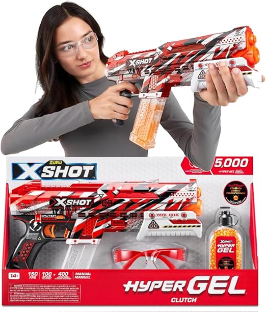 Amazon.com: ZURU Xshot Hyper Gel Gun Small : Toys & Games
