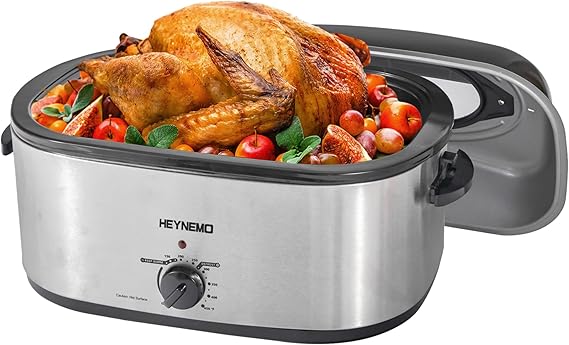 Amazon.com: 26 Quart Electric Roaster Oven with Visible & Self-Basting ...